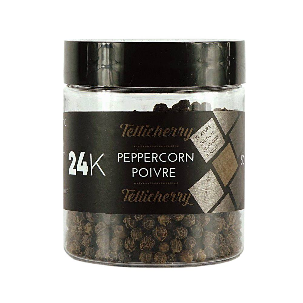 24K Black Peppercorn Tellicherry 50g | Luxe Barbeque Company Canada