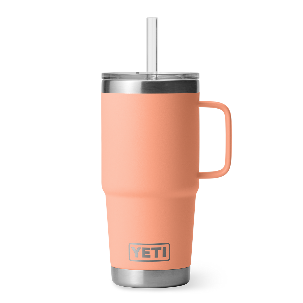 Yeti Rambler 25oz Mug With Straw Lid - Lowcountry Peach – Luxe Barbeque ...
