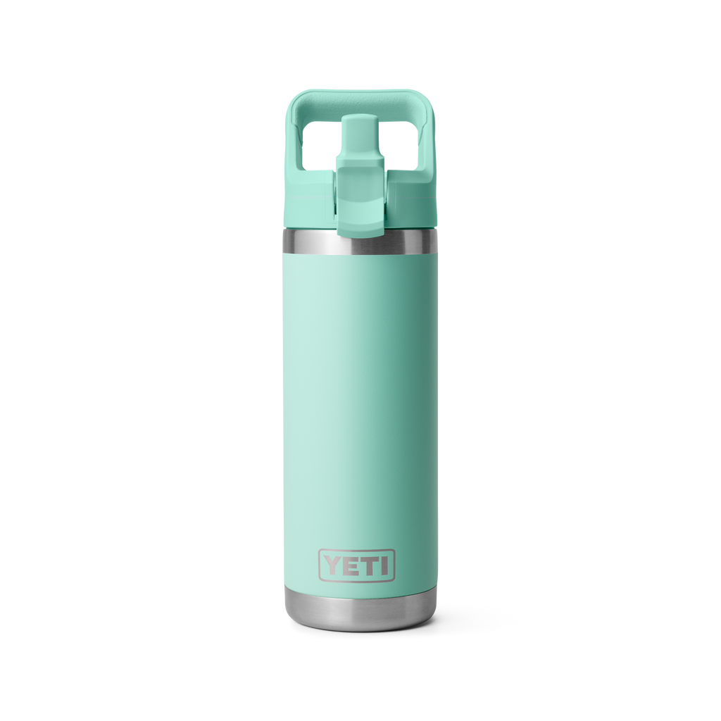 Yeti Rambler 18oz/532ml Bottle with Colour Match Straw Cap - Seafoam – Luxe Barbeque Company