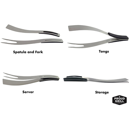 Proud Grill Company - Connect-it Magnetic BBQ Tool Set – Luxe Barbeque ...